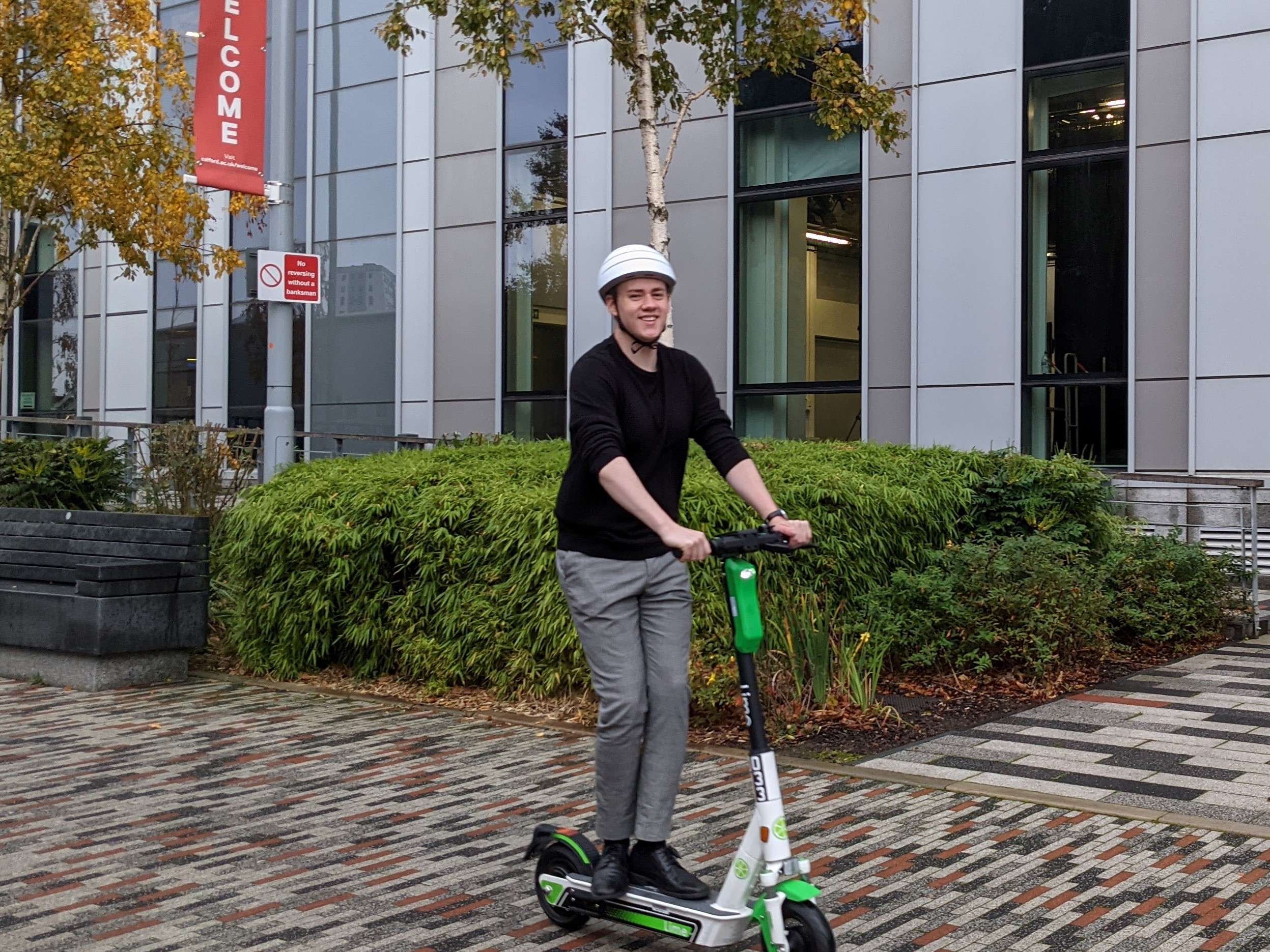 Salford e-scooters to hit the streets on Monday | University of Salford